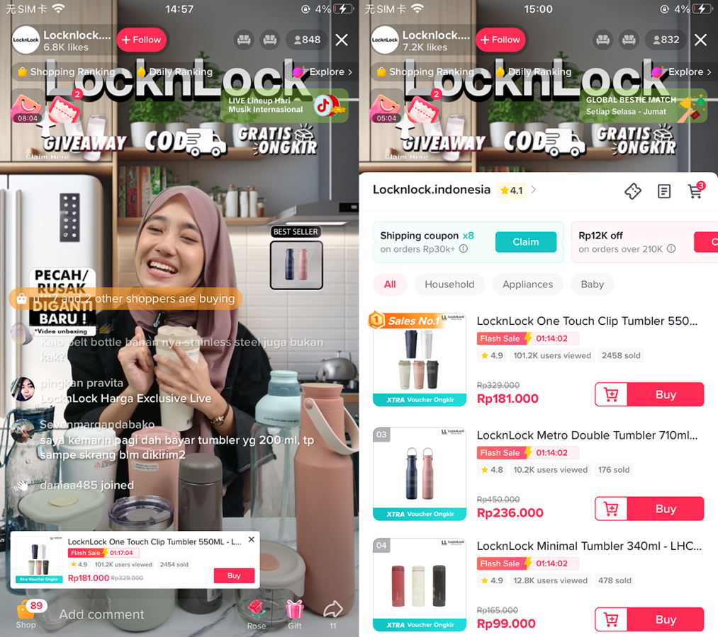 LocknLock进阶TikTok Shop电商，PONGO助力直播GMV同比增长372% - 红毛猩猩PONGO